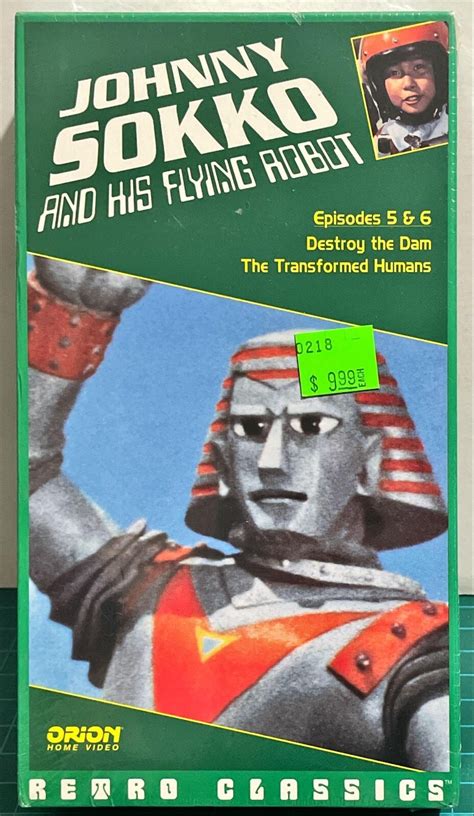 Johnny Sokko And His Flying Robot Episode 5 And 6 Vhs 1995 Toei