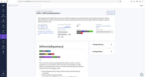 Automatic Package Link Pages Have Poor Layout Meta Discussion Julia Programming Language