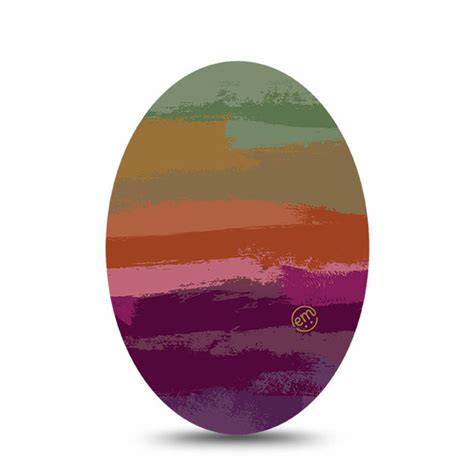 Expressionmed Falling Colours Adhesive Patch Oval Uk