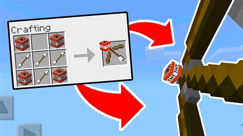How To Make Secret Tnt Arrows In Minecraft Pe Minecraft Pocket Edition Secret Command Block