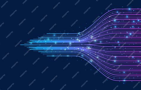 Premium Vector Technology Background Big Data Visualization Concept