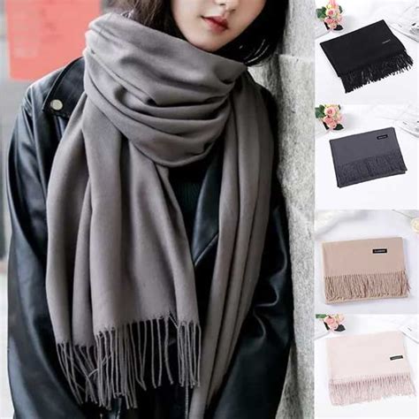 베이직 컬러 남여공용 커플 캐시미어 스카프 머플러 목도리 4컬러