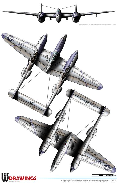 Lockheed P 38j 15lo Lightning Artofit