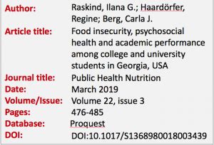 MLA Article Citation Academic Integrity