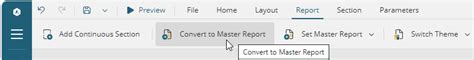 Master Report RDLX Report ActiveReports NET Edition