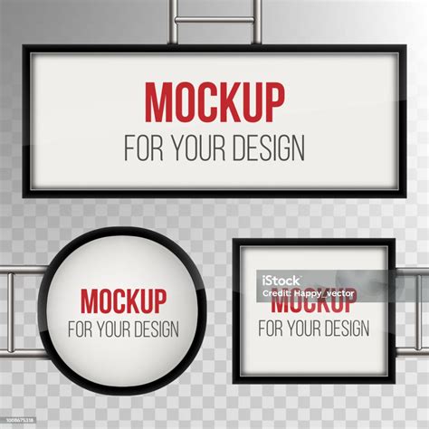 크리에이 티브 벡터 일러스트 레이 션 매달려 거리 표지판의 조명된 라이트 투명 한 배경에 고립 탑재 아트 디자인 3d 현실 빈 빈 이랑 템플릿입니다 개념 그래픽 요소 0명에