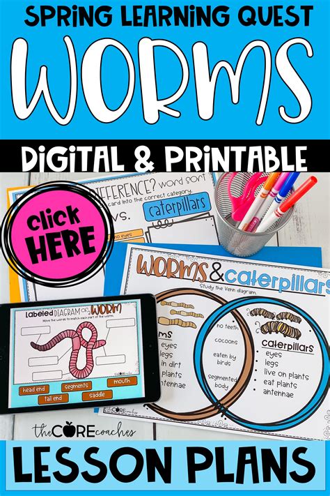 Worms Digital Activities Earthworms Research Project Worm Life Cycle
