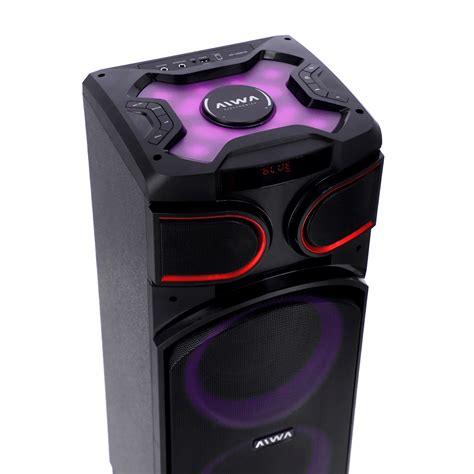 Torre De Sonido Aiwa Línea Ring Aw T2008 Pb 13000w Pmpo