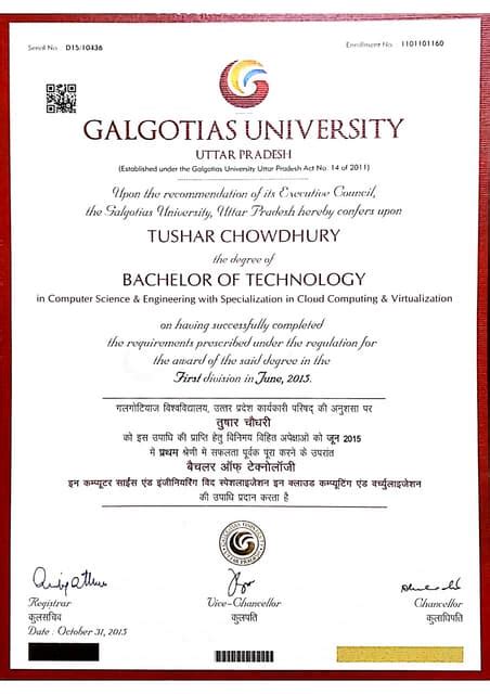 B Tech Cse Marksheets 10 B Tech Degree Pdf