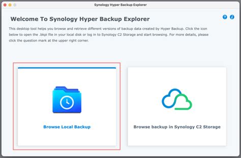 restoring hyper backup storage alchemist