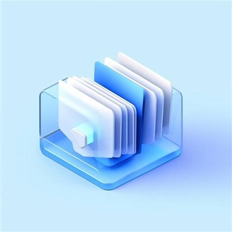 Premium Photo Folder Icon Design