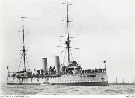 Australian Light Cruiser Hmas Pioneer Which Was A T From The British