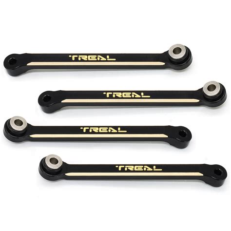 Treal Brass Fcx24 Upper Links Set 4pcs Upper Chassis 4 Links For Fms