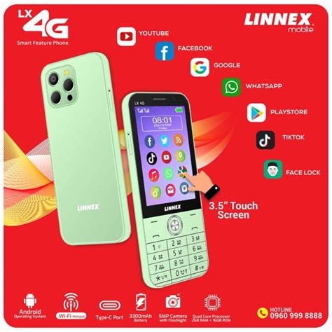 Linnex Lx Dual Sim Touch Mobile Cell Bun