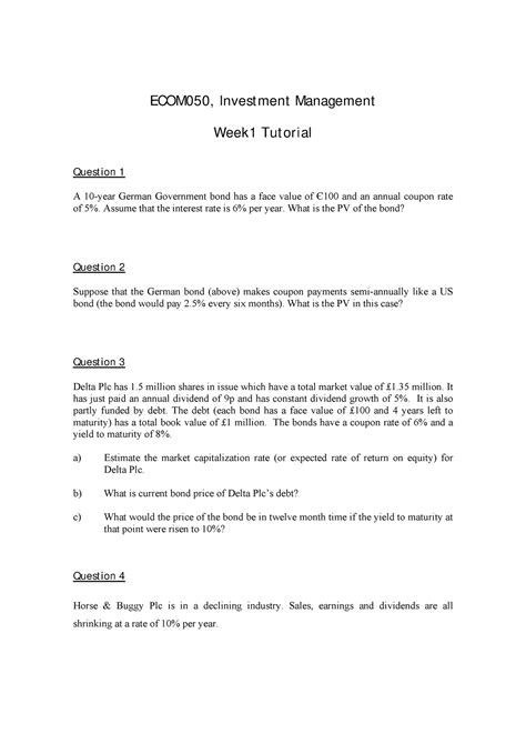 Tutorial Week 1 Learning Materials Of The First Week Ecom050