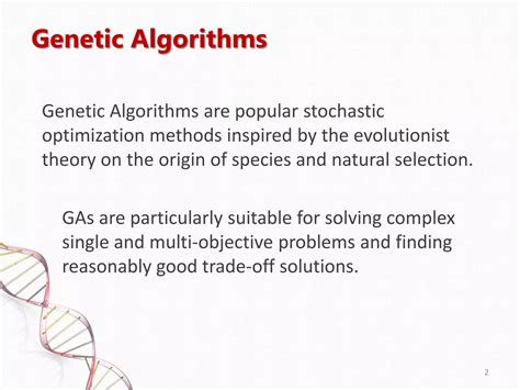A Modular Genetic Algorithm Specialized For Linear Constraints Ppt