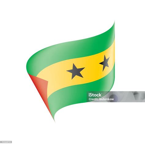 상투메 프린시페의 국기 벡터 일러스트 레이 션 0명에 대한 스톡 벡터 아트 및 기타 이미지 0명 3차원 형태 개념 Istock
