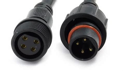 4 Pin Male Female Wire Connector At Best Price In Noida By B S Electronics Id 2849611494612