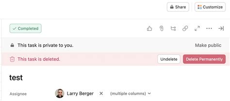 I Need To Recover A Task I Accidentally Deleted Free Version Asana