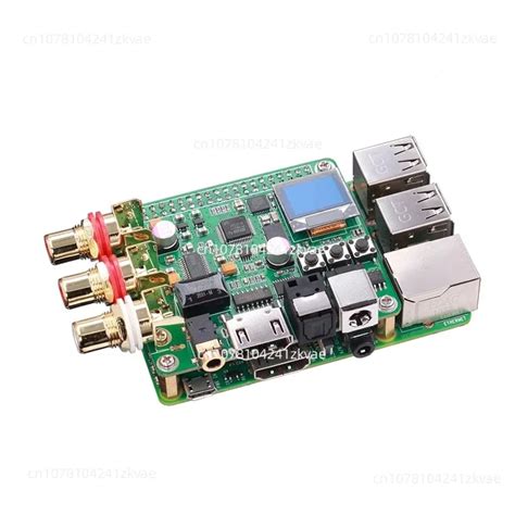 Dac Audio Decoder Board Hifi Expansion Moudle Supports Coaxial Fiber I2s Out For Raspberry Pi 3b 