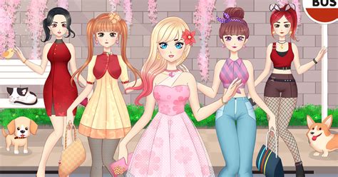 Anime Girls Dress Up Games 🕹️ Грайте на Crazygames
