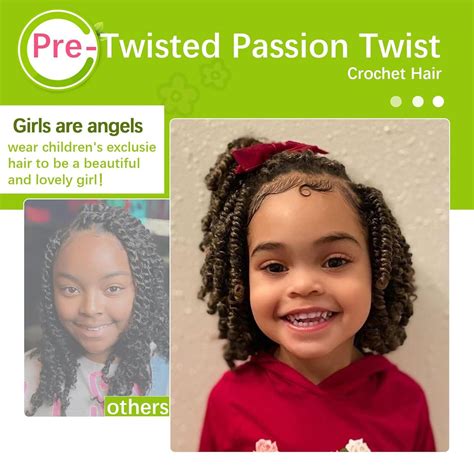 Fulcrum Passion Twist Hair 8 Inch 8 Packs For Black Women Soft Curly
