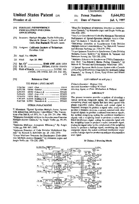 pdf decoding spread spectrum signals with interference
