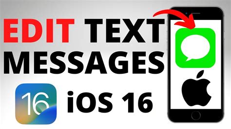 How To Edit A Text Message On IPhone IOS 16 Edit Sent Messages YouTube