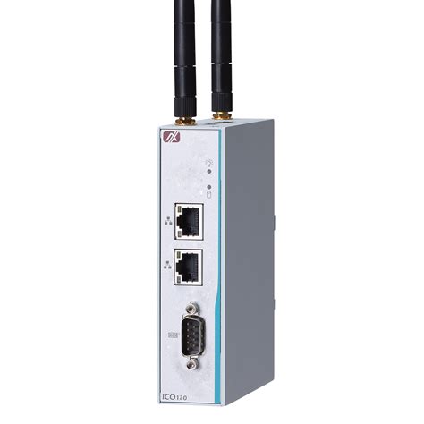 fanless din rail iot gateway with apollo lake processor ico120 83d