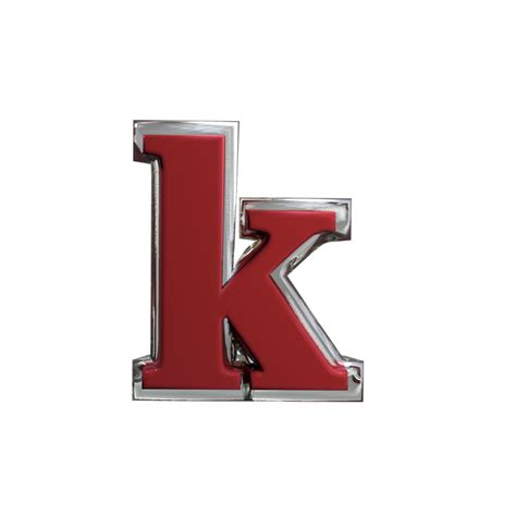 Letter K 3d Rendering Red Color 11577373 Png