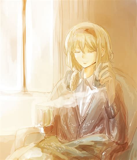 Alice Margatroid Touhou Drawn By Menbou Nonnontako Danbooru