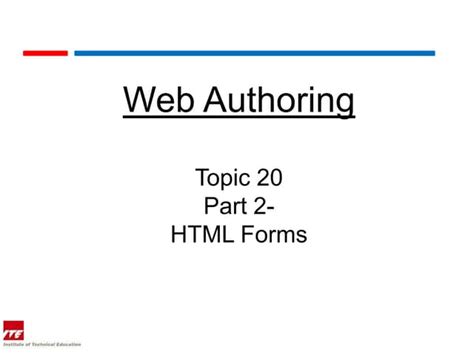Std 12 Computer Chapter 1 Creating Html Forms Using Kompozer Pptx