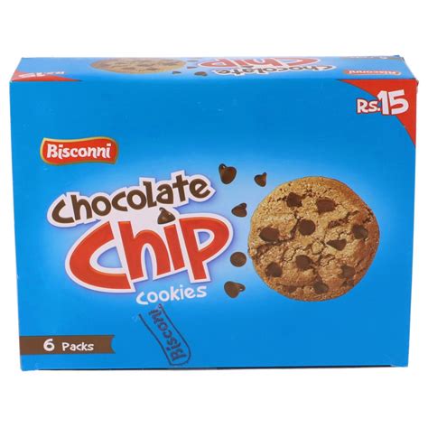 Buy Bisconni Chocolate Chip Cookies 6 Packs Online Carrefour Pakistan