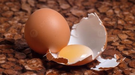 Textured Background With Fragile Egg Shell Egg Shell Egg Boiled Egg