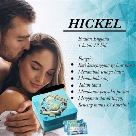 Hickel 12 Biji Original Ubat Kuat Keras Tahan Lama Ubat Kuat
