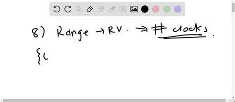 for each of the following exercises determine the range possible