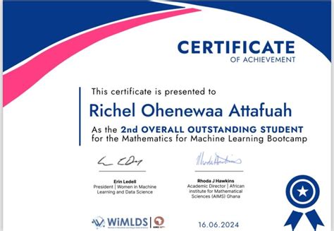 Richel Attafuah On Linkedin Opportunity Mathematics Bootcamp Linearalgebra Statistics