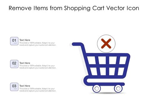 Remove Items From Shopping Cart Vector Icon Ppt PowerPoint Presentation Icon Background Image PDF