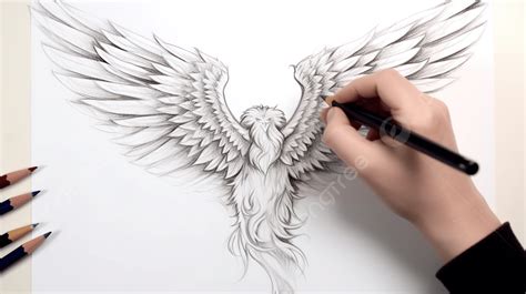Pencil Drawings Angel Wings