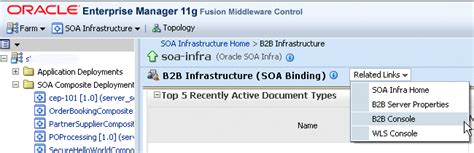 Monitoring Oracle B2b