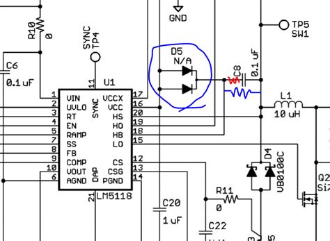LM5118 LM5118 For HB HS Pin Low Impedance Power Management Forum Power Management TI E2E