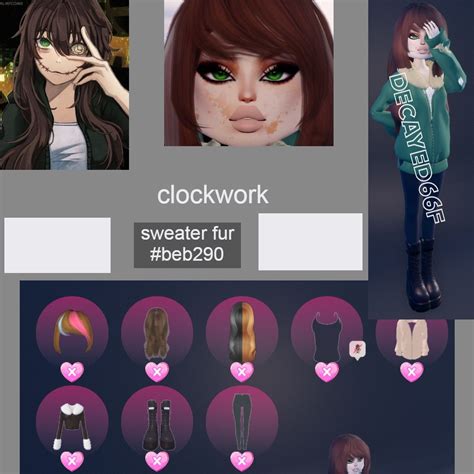 Dti Dress To Impress Creepypasta Clockwork In 2025 Dress To