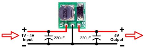 Mini 33v To 5v Boost Converter