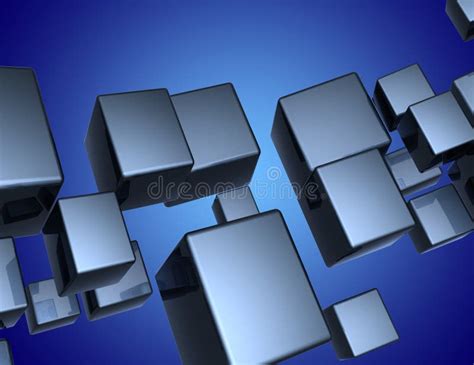 3d Abstract Cubes Background 3d Illustration Stock Illustration Illustration Of Graphic