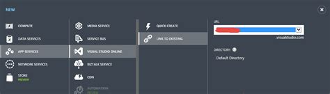 how to connect existing vso account to new azure portal codewrecks