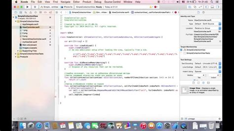 Uicollectionview Swift Xcode 6 Youtube