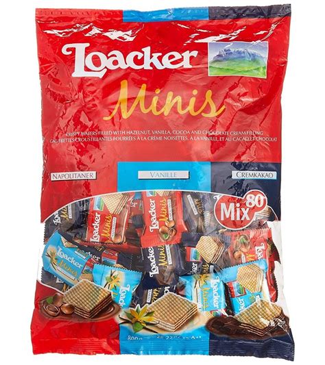 Loacker Minis Crispy Waffers 800g Mixed Flavors Assorted Wafer Delight