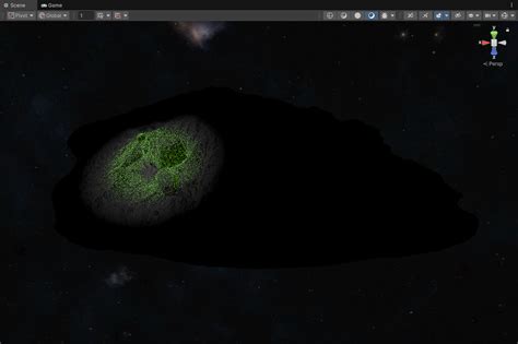 How To Soft Mask An Entire 3d World At The Radius Edge Of A Sphere