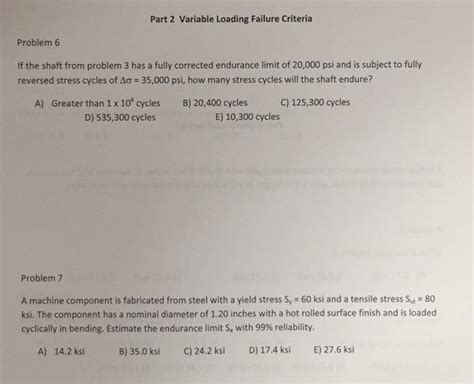 Solved If The Shaft From Problem 3 Has A Fully Corrected