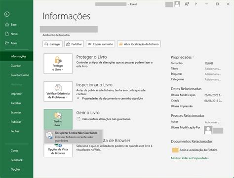 Como Recuperar Versão Anterior De Arquivo Excel 2025